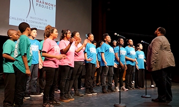 The Harmony Project Choir performs at The MY HERO Project celebration ...