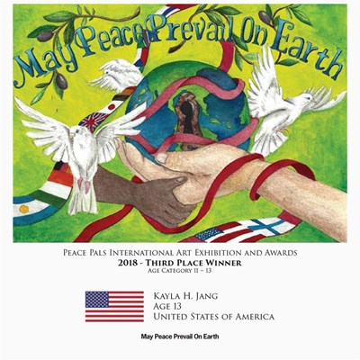 May Peace Prevail on Earth 2018 by Kayla Jang | May Peace Prevail on ...