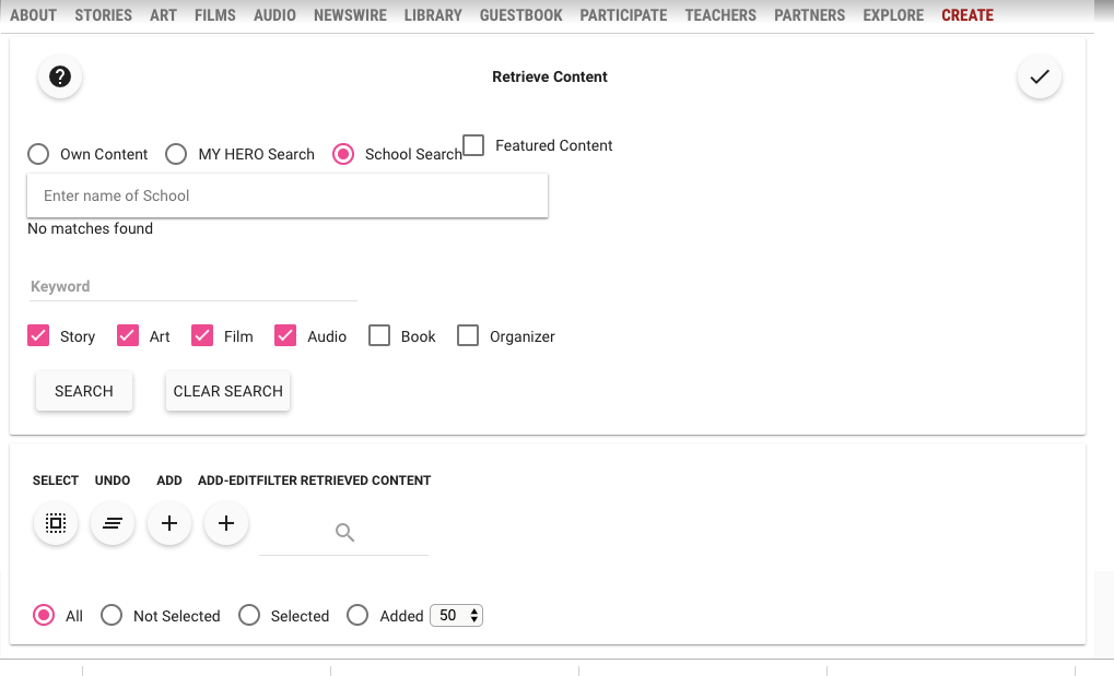 Tutorial for adding class content to an organizer | MY HERO