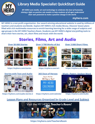 Library Media Specialist QuickStart Guide (PDF) | MY HERO