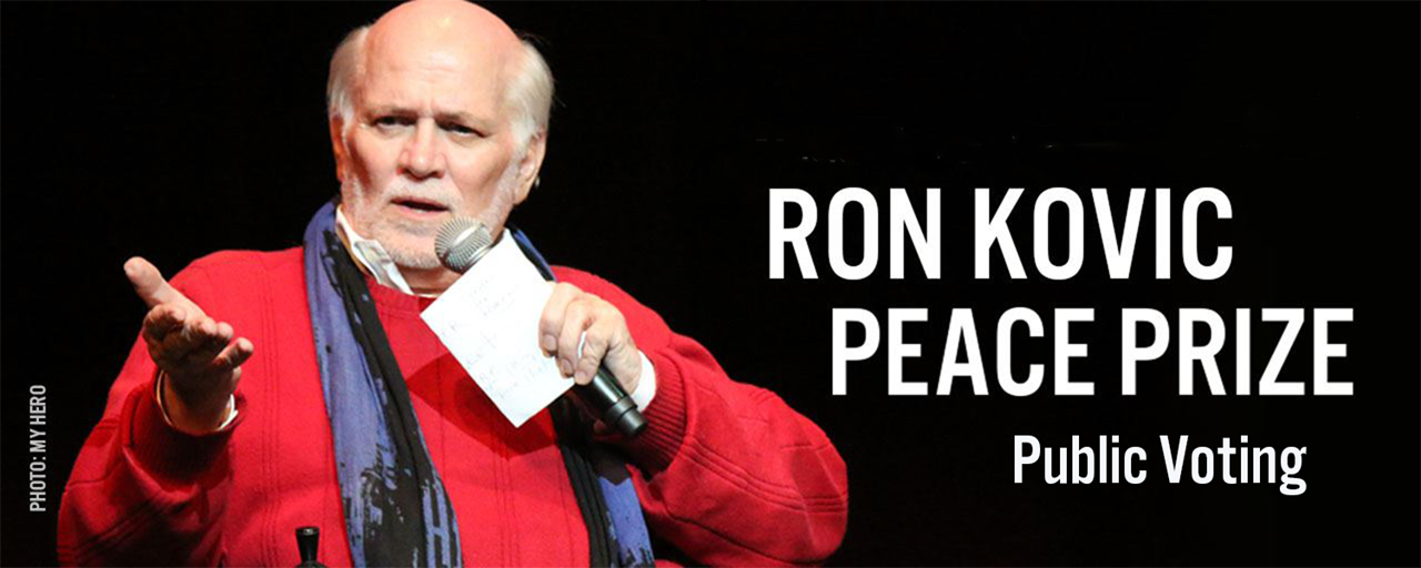 2021 Ron Kovic Peace Prize Finalists | MY HERO