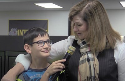 Daniel Taylor wins WOJ Youth Reporter Middle School Award at 2022 MY ...