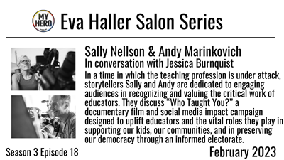 Eva Haller Salon - Sally Nellson & Andy Marinkovich | MY HERO