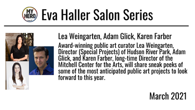 Eva Haller Salon - Lea Weingarten, Adam Glick & Karen Farber | MY HERO