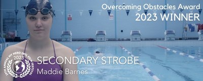Maddie Barnes wins the Overcoming Obstacles Award at the 19th MY HERO ...