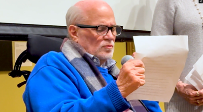 Ron Kovic Reading at the MY HERO Art of Healing Gala | MY HERO