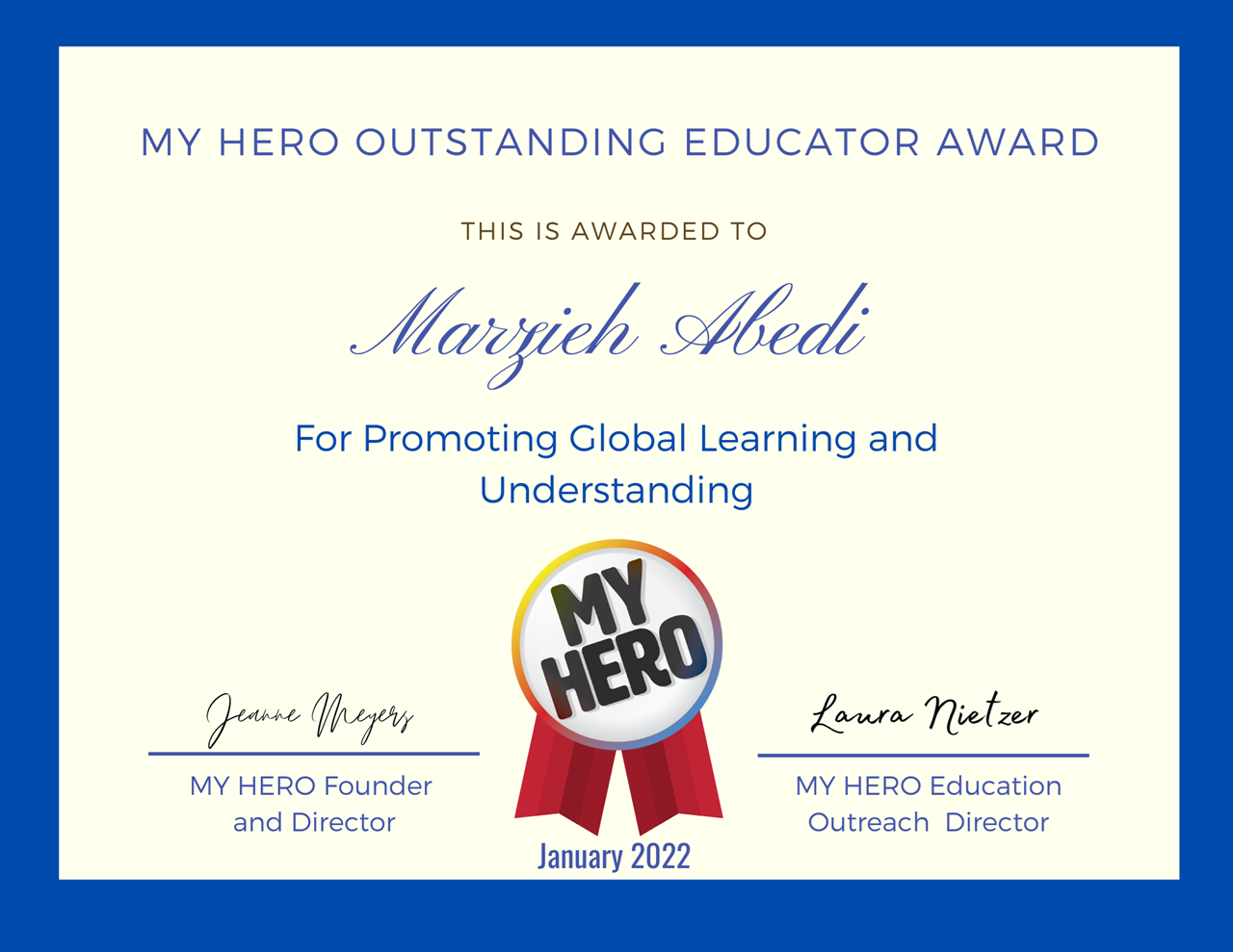 Marzieh Abedi Content on MY HERO | MY HERO